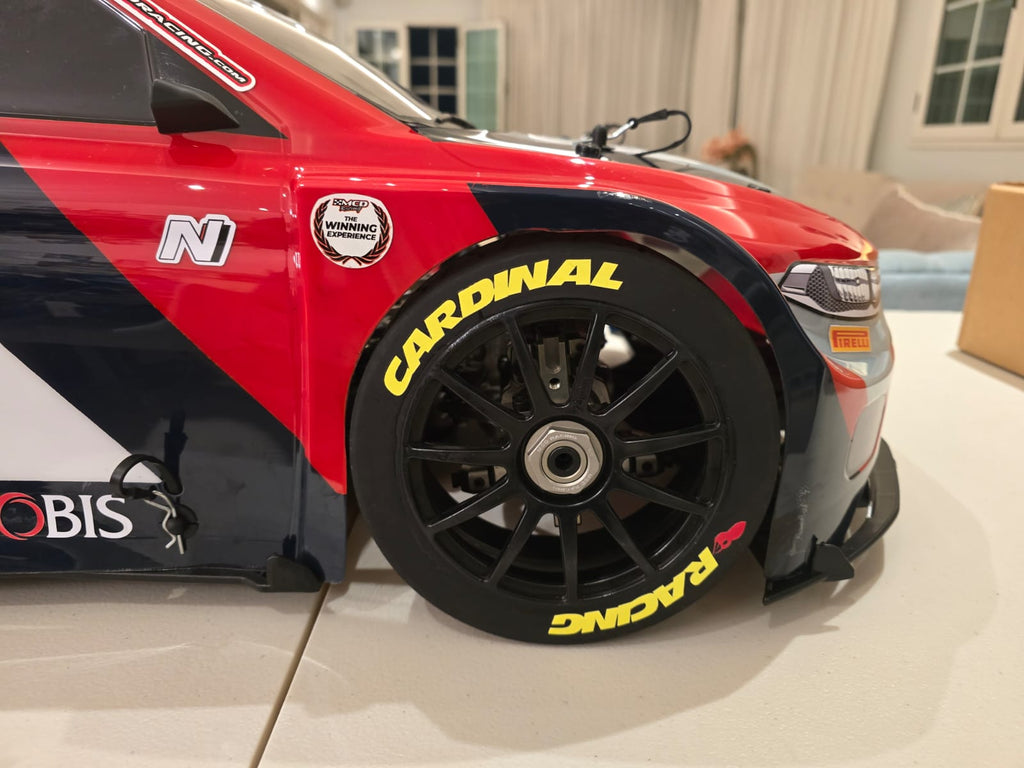 Cardinal Racing Rally Xross - RX Tires BLACK Rims